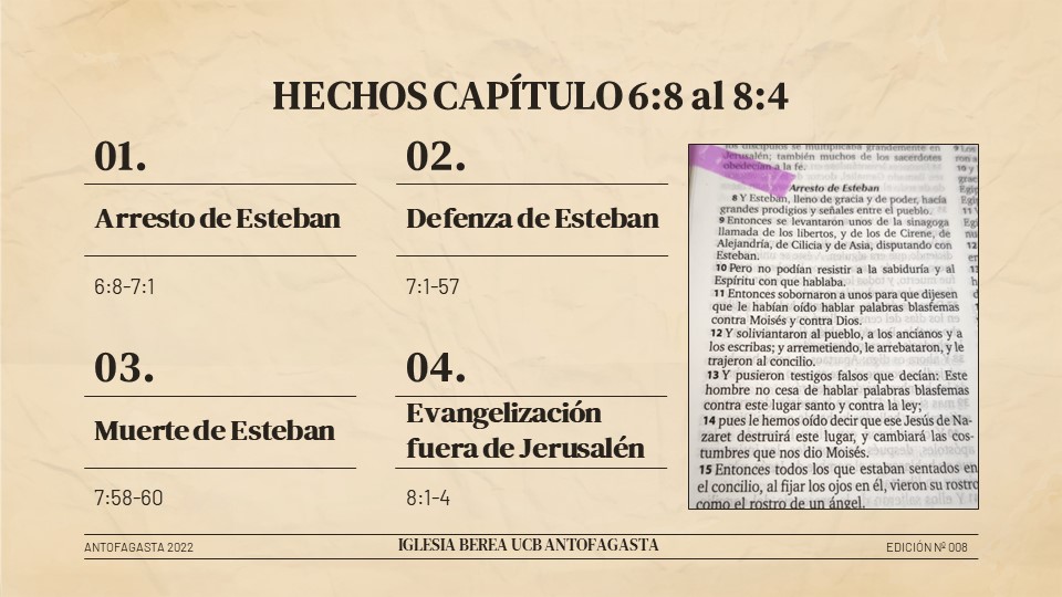 Evangelismo en El libro de los Hechos: capítulo 7 – Iglesia Berea ...